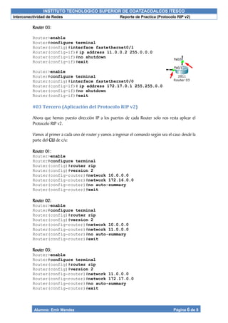 Actividad 07.2 protocolo rip v2 | PDF