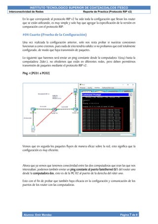 Actividad 07.2 protocolo rip v2 | PDF