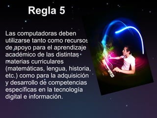 Reglas básicas para el uso de la tecnología en el aula | PPT