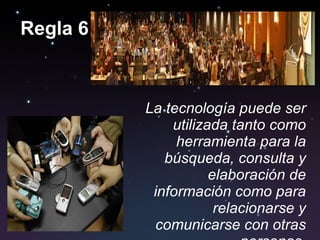 Reglas básicas para el uso de la tecnología en el aula | PPT