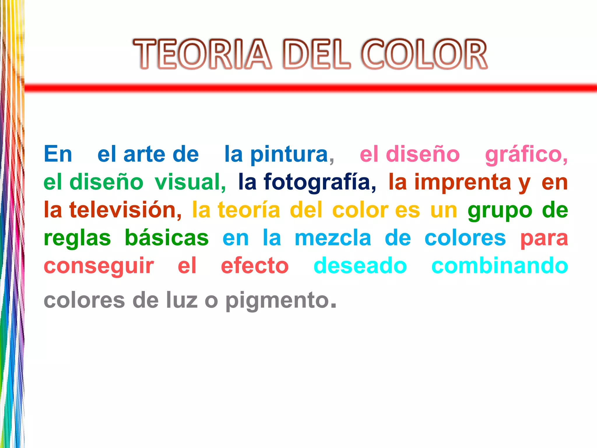 TEORÍA DEL COLOR | PPT