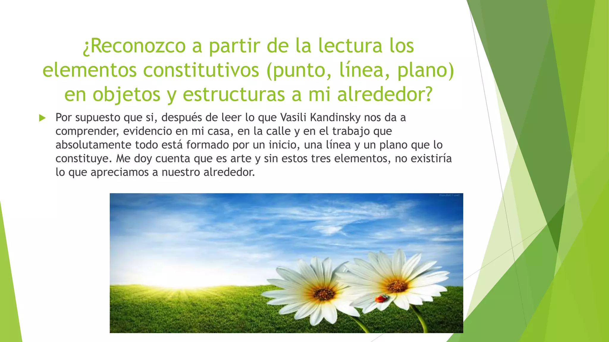 Actividad 2. mapa conceptual y galeria de fotos punto, linea y plano | PPT