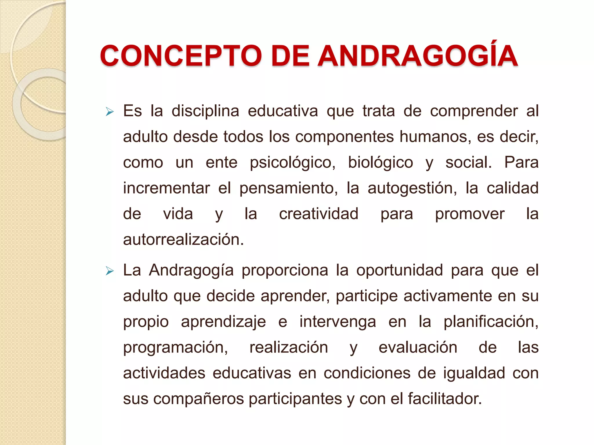 Actividad2 andragogia-pedagogía | PPTX