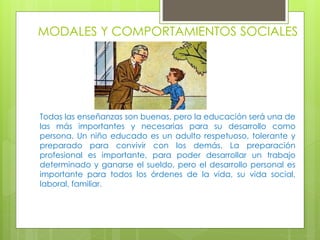 MODALES Y COMPORTAMIENTO | PPTX
