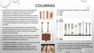 columnas y fundaciones | PPTX