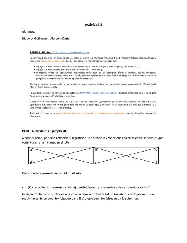 Actividad 3 - Unidad 2 - Niveyro - Alarcon | PDF