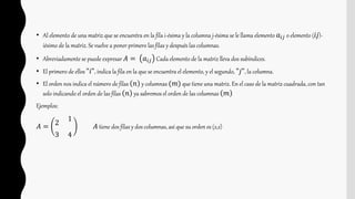 Multiplicación de matrices | PPTX