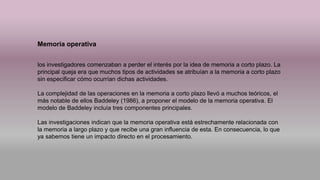Actividad 4. modelos de memoria | PPTX