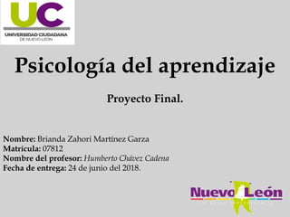 PROYECTO FINAL | PPTX