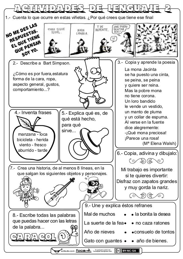 Actividades libreta-lenguaje
