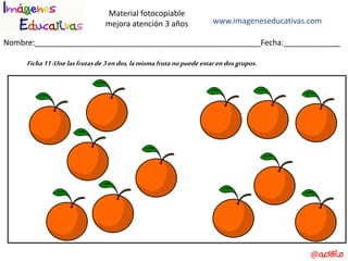 Actividades para-mejorar-la-atención-3-años | PDF