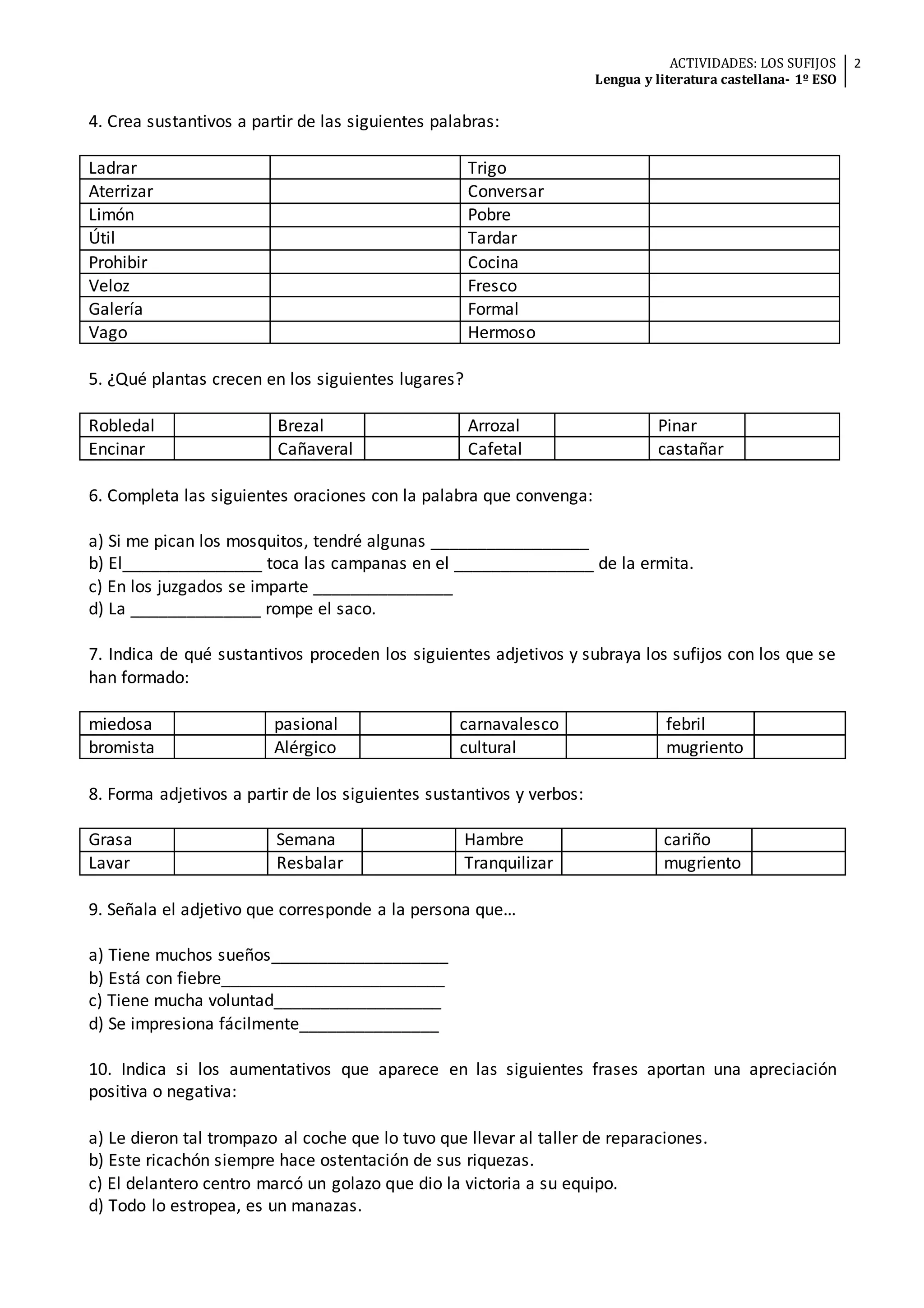 Actividades sufijos-doc | DOC