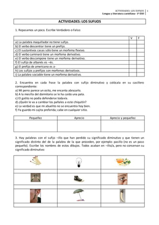 Actividades sufijos-doc | DOC