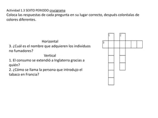 ACTIVIDADES SEXTO PERIODO | PPTX