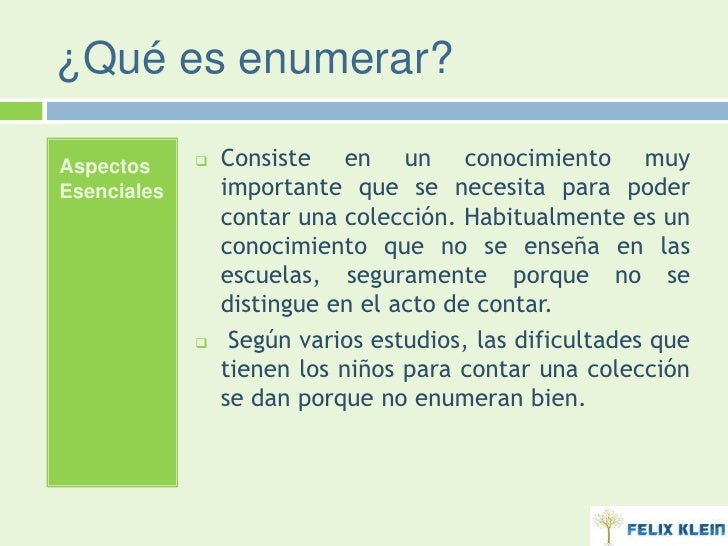 Actividades 1 y 2 y Cierre Enumeración