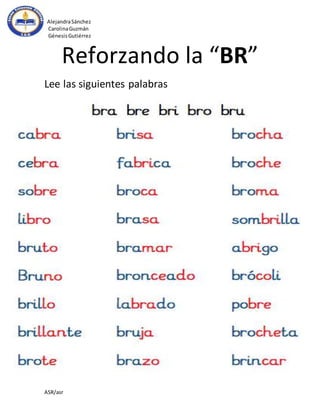 60 Ejemplos De Palabras Con BRA, BRE, BRI, BRO Y BRU, 45% OFF