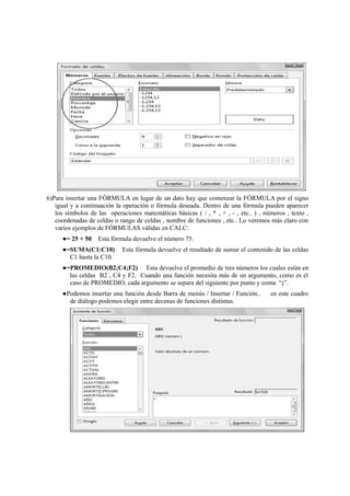 Actividades calc | PDF