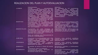 Actividades de autorregulacion | PPTX
