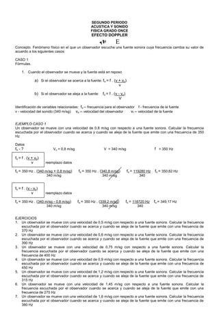 Actividades de fisica grado once desde el primero hasta el cuarto ...