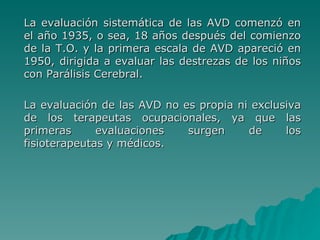 Actividades de la vida diaria | PPT