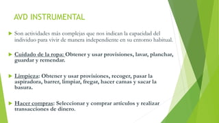 ACTIVIDADES DE LA VIDA DIARIA 2da clase.pptx