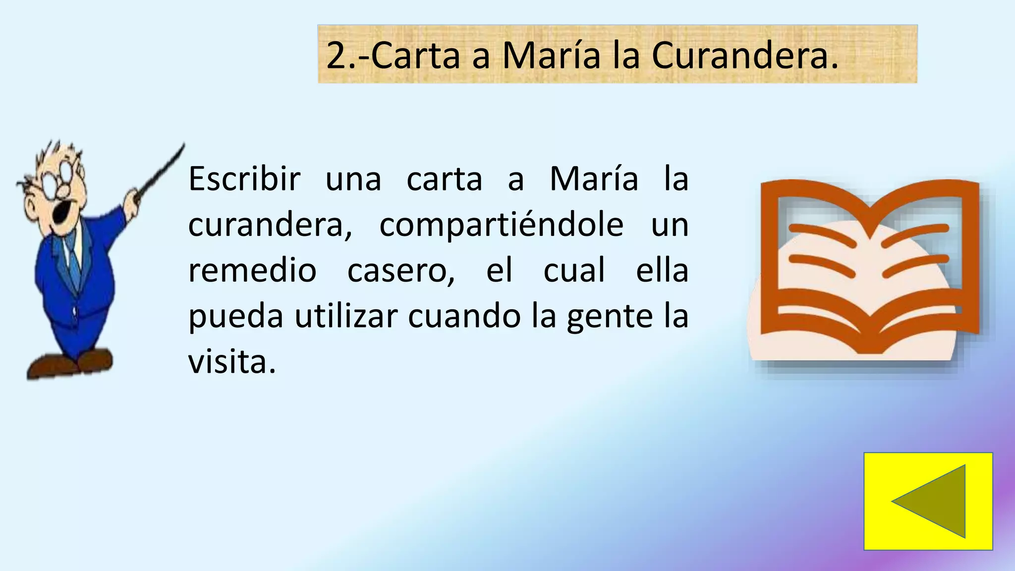 Actividades del cuento de María la Curandera. | PPTX