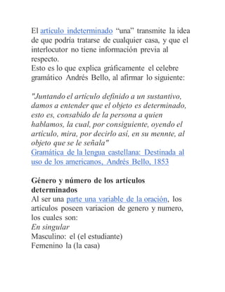 Actividades de lenguaje articulos | DOCX
