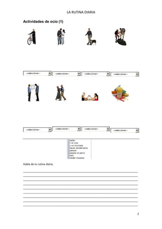 Actividades de ocio | DOCX
