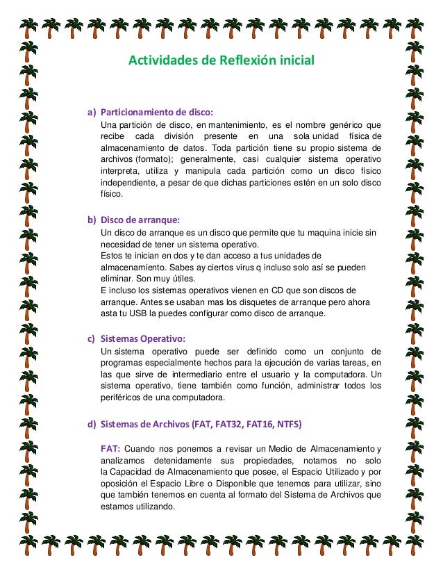 Actividades de reflexión inicial Actividades de reflexión inicial