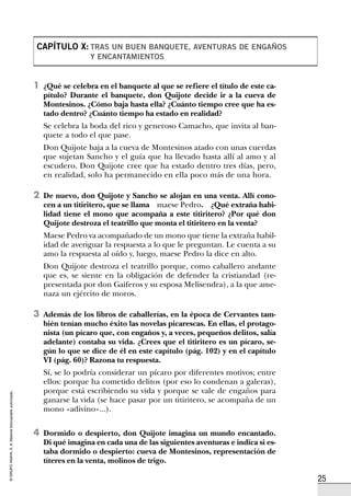 Actividades don quijote de la mancha | PDF