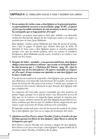 Actividades don quijote de la mancha | PDF