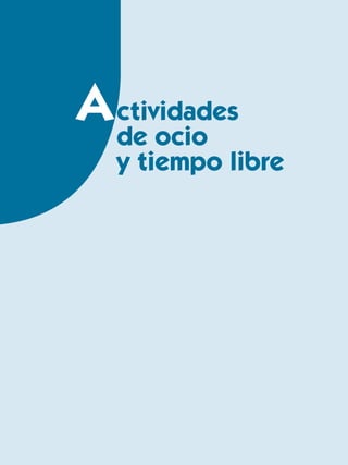 Actividades en tiempo libre y ocio | PDF
