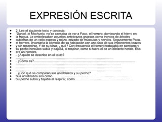 actividades expresion oral para trabajar | PPTX