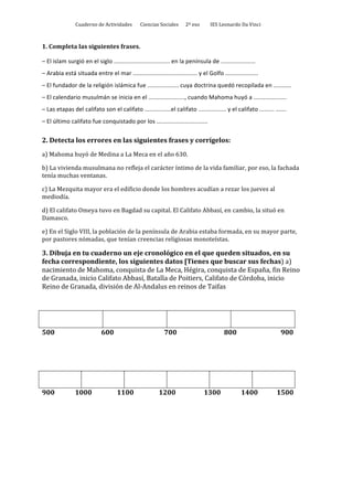 Actividades islam | PDF
