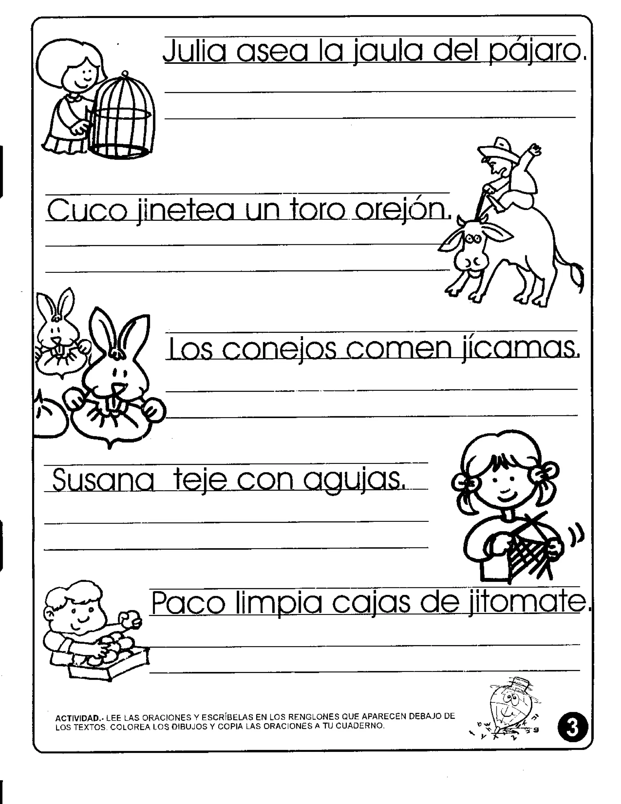 Actividades lectoescritura 2do | PDF