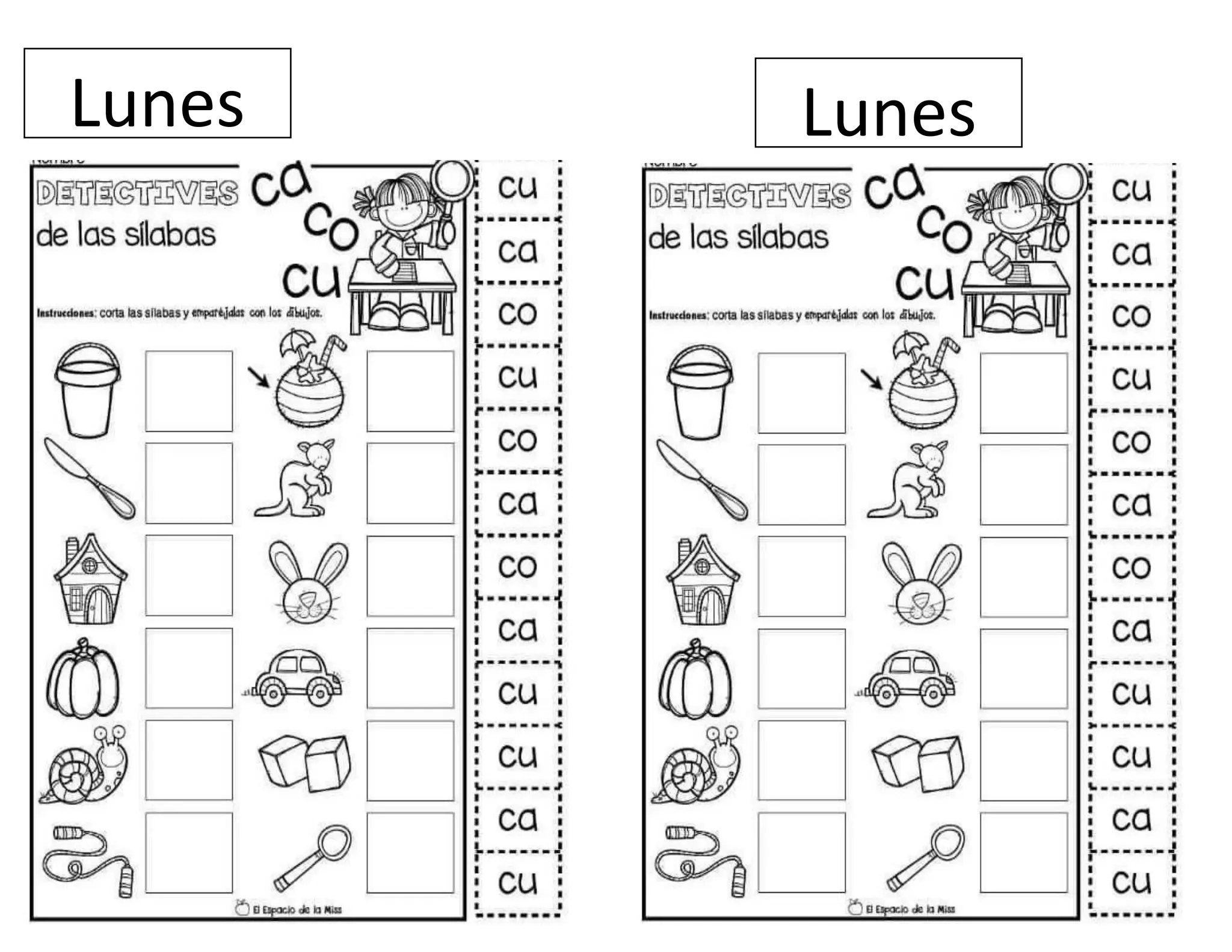 Actividades Para La Letra C Ejercicios Y Actividades Con La Letra C