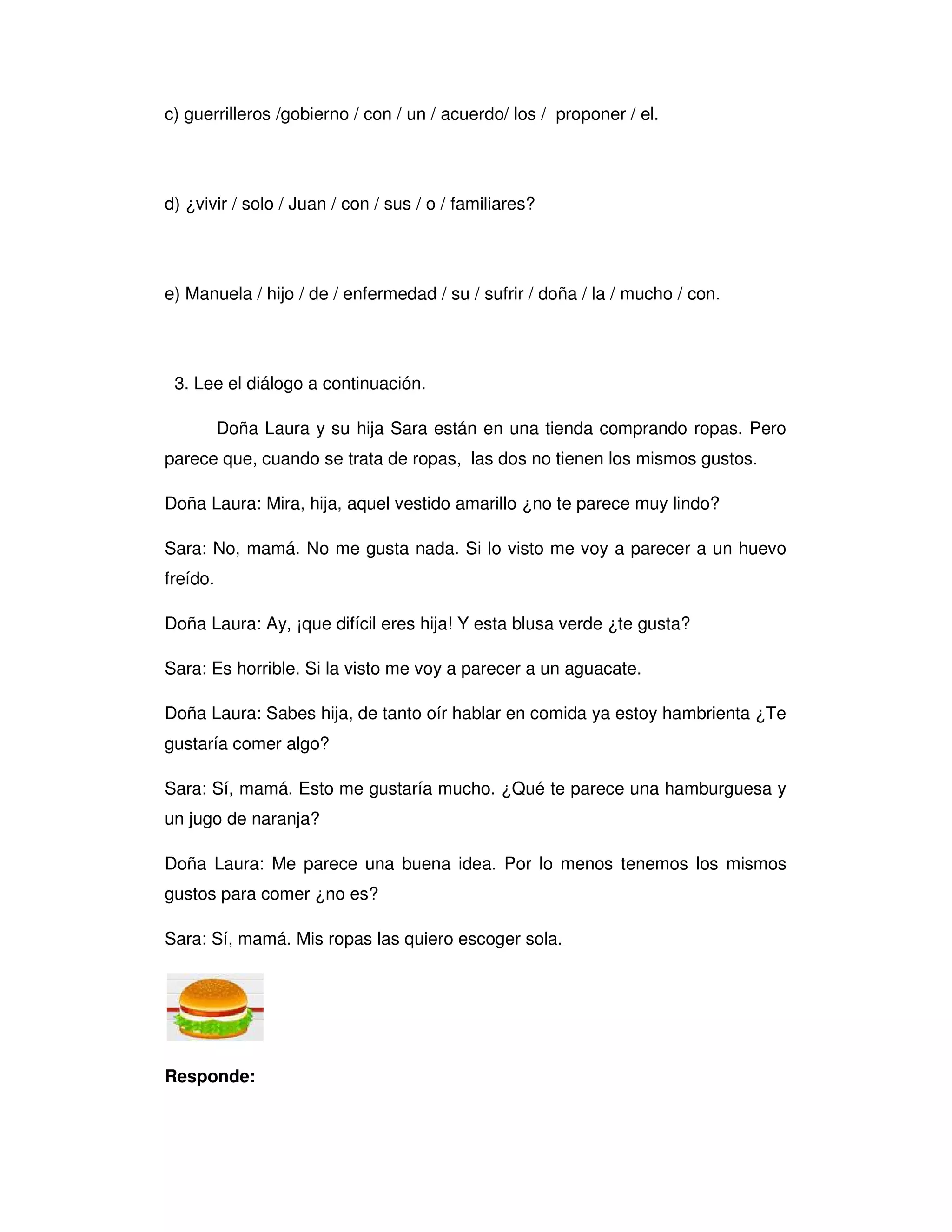 Actividades los verbos y el lenguaje oral | PDF