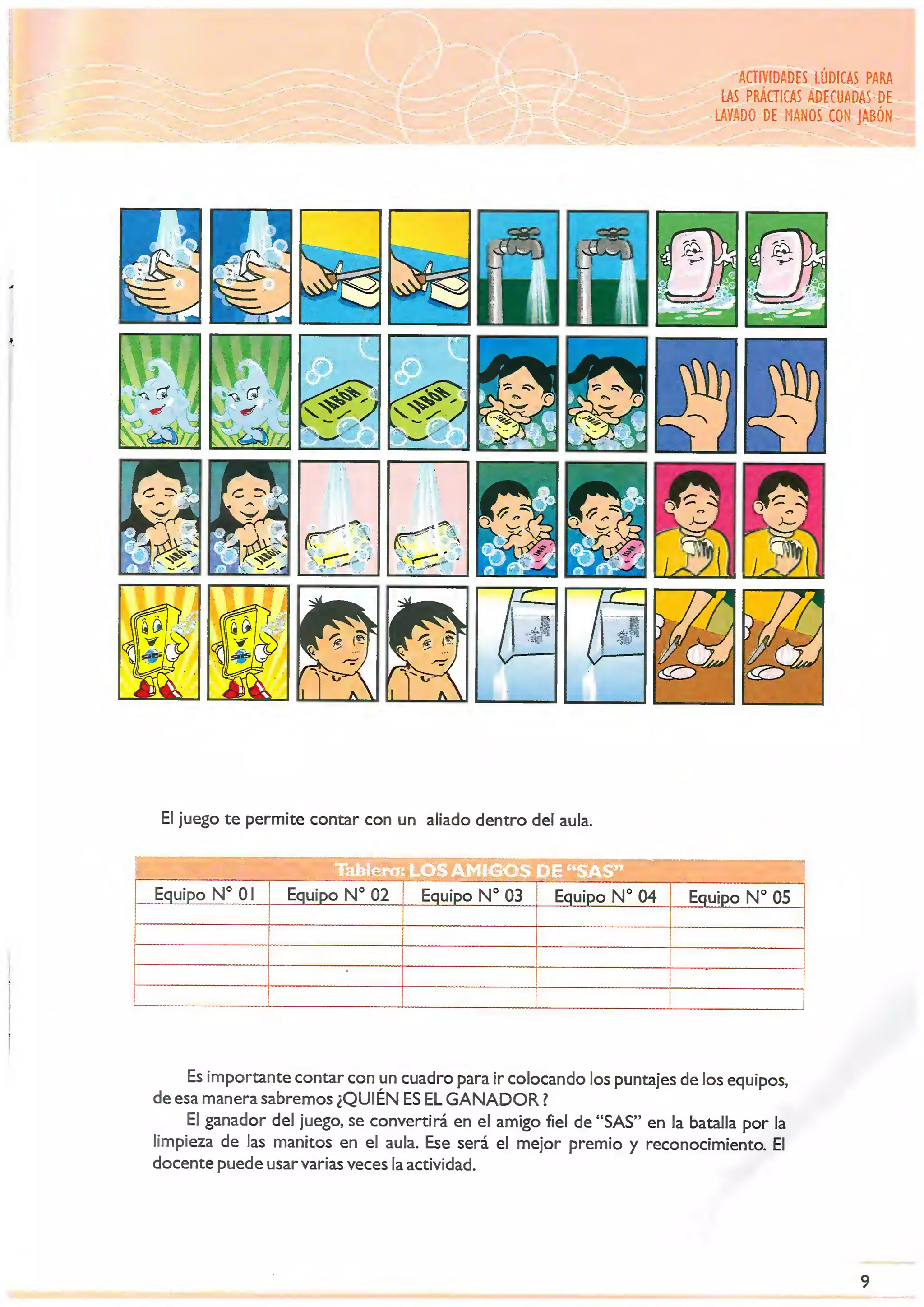 Actividades ludicas lavado de manos | PDF | Bath and Shower | Personal Care
