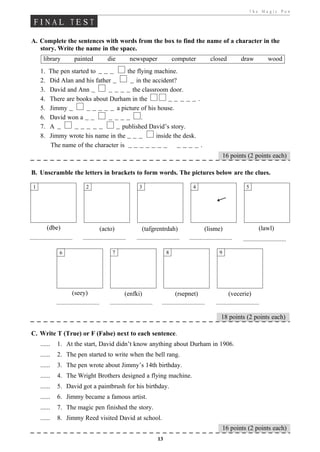 Actividades magic pen | DOC