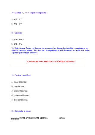 Actividades+matematicas+1º+eso | DOC