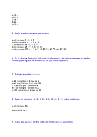 Actividades+matematicas+1º+eso | DOC