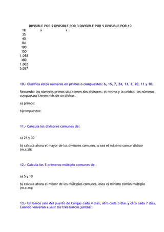 Actividades+matematicas+1º+eso | DOC