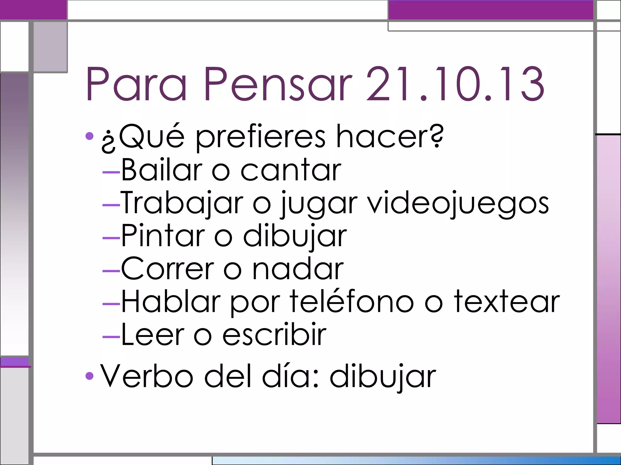 Actividades me gusta.no me gusta | PPTX