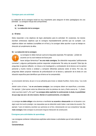 Actividades para aula virtual | PDF