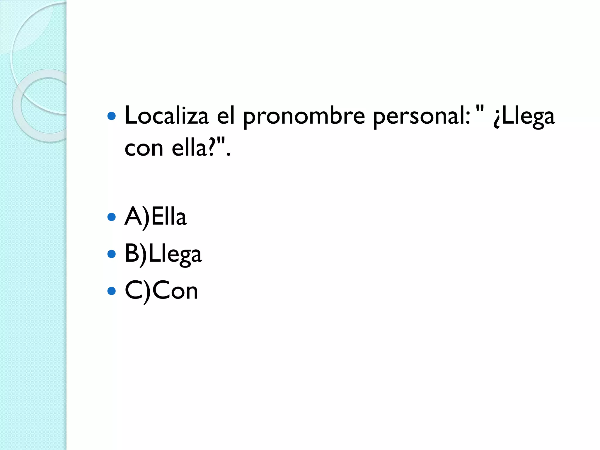 Actividades para practicar los pronombres personales | PPT