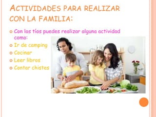 Actividades para realizar en familia | PPTX