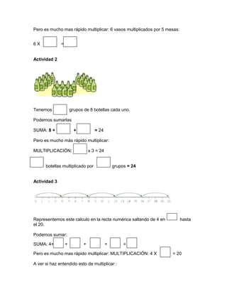 Actividades para tercero de primaria matemáticas | DOC
