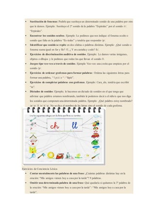 Actividades para trabajar la dislexia | DOCX