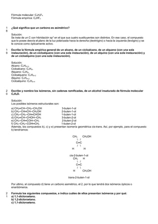 Actividades química del carbono | RTF