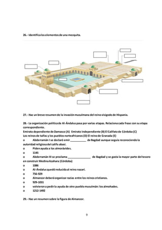 TEMA 5.- EL ISLAM. ACTIVIDADES | DOCX